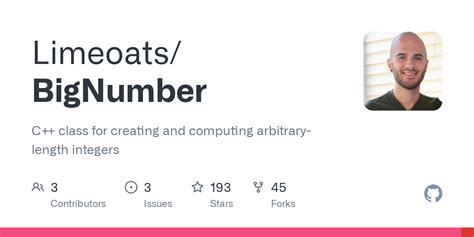 Github Limeoatsbignumber C Class For Creating And Computing Arbitrary Length Integers