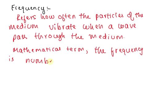 SOLVED Wave A Completes Cycles In A Second Wave B Completes