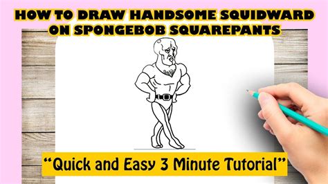 How To Draw Handsome Squidward On Spongebob Squarepants Youtube