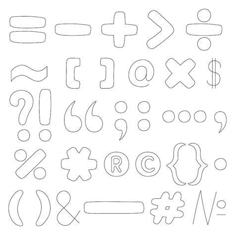 Premium Vector Vector Mathematical Symbol Set