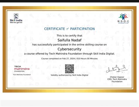 Saifulla D N On Linkedin Cybersecurity Techmahindra