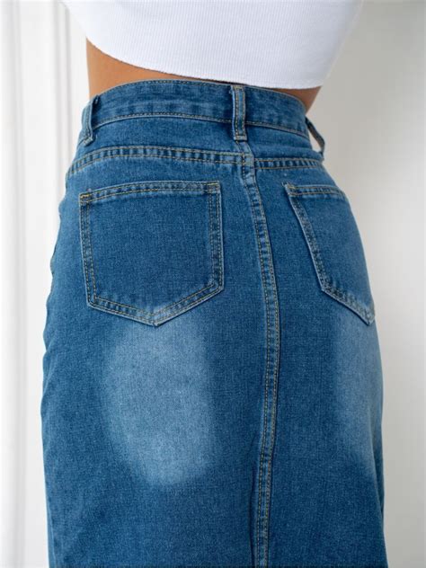 Отзывы Джинсовая юбка миди куплен на Вайлдберриз