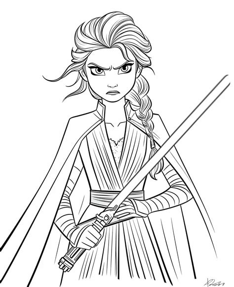 Kolorowanki Elsa Do Druku Kolorowankidodruku Com