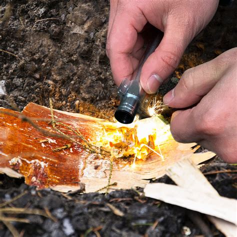 Survival Fire Starter Edc For Camping Hiking Outdoors Adventures