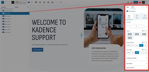 Row Layout Block Kadence Wp Documentation