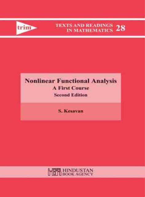 Nonlinear Functional Analysis A First Course S Kesavan Książka W