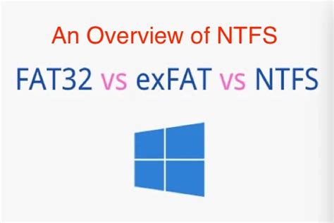 Microsoft Ntfs Overview And Fat32 Exfat Vs Ntfs