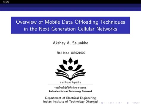 Mobile Data Offloading Ppt