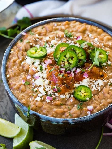 Easy Canned Pinto Beans Recipe Oh Sweet Basil