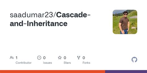 Github Saadumar23cascade And Inheritance