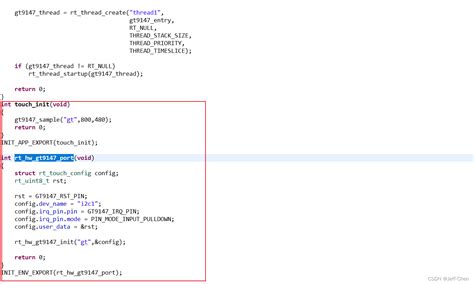 Rt Thread使用gt47软件包gt9147源码 Csdn博客