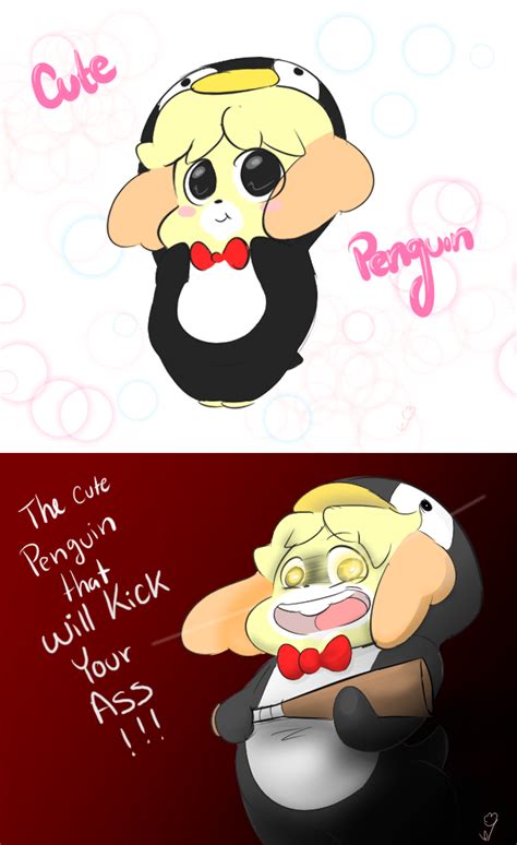 Pingu Isabelle By Vallycuts On Newgrounds