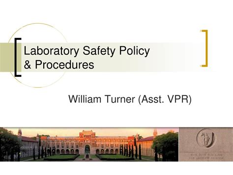 PPT Laboratory Safety Policy Procedures PowerPoint Presentation ID 4127080
