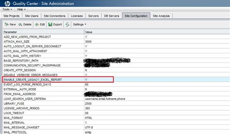 enable ‘create a new excel report option in hp alm the bug finding
