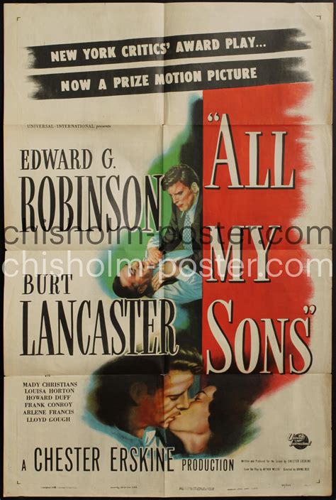 All My Sons Original Vintage Poster Chisholm Larsson Gallery