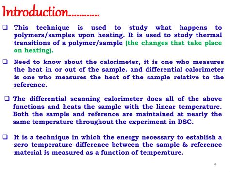 Polymer Differential Scanning Calorimetric Dsc Ppt