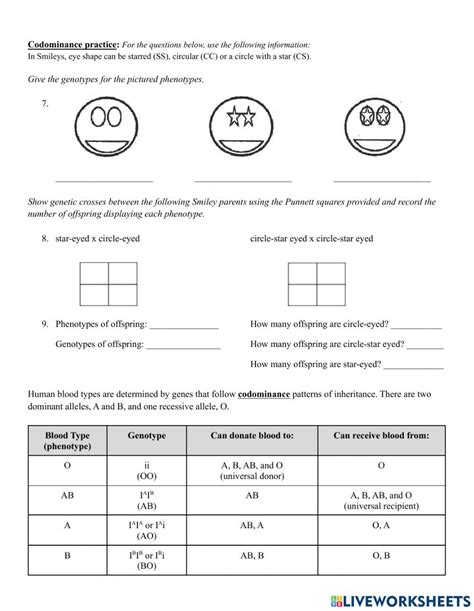 Mendel Genetics Worksheet