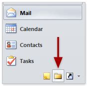 How To Show Or Hide Folder List View In Outlook