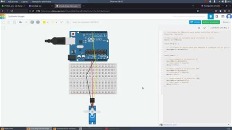 Practica Con Arduino Servomotor Youtube