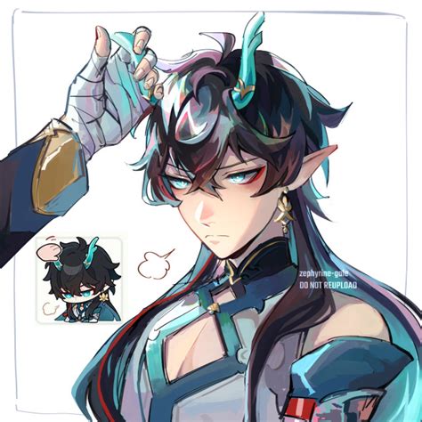 Dan Heng Emote Redraw One Dan Heng A Day Until He Comes Out Zephyrine Gale On Tumblr