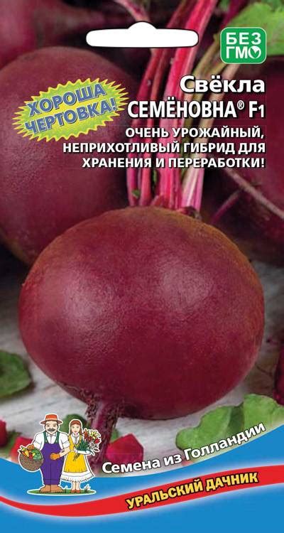 Свекла Семеновна F1 Ур.Дачник