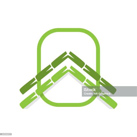 열대 대나무 숲 로고 나무 줄기와 잎 디자인 벡터 일러스트레이션 기호 0명에 대한 스톡 벡터 아트 및 기타 이미지 0명 가지 식물 부위 개체 그룹 Istock