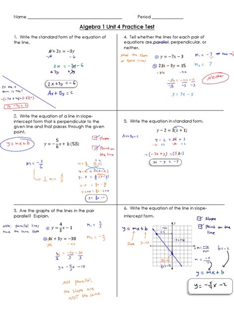 Geometry B Unit 4 Test