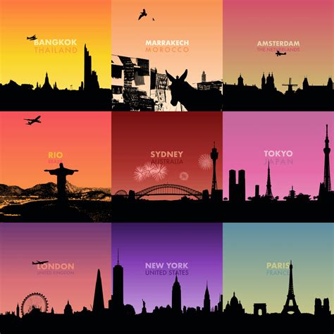 Design I Made Of Cities Ive Visited And A Few I Want To Visit R