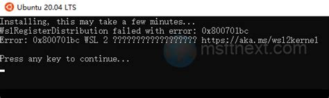 How To Fix Wslregisterdistribution Failed With Error In Wsl