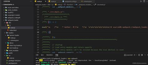 Webpackloader学习——功能loader给输出的文件追加作者信息——给 Js 代码添加文本注释webpack打包上面生成注释 Csdn博客