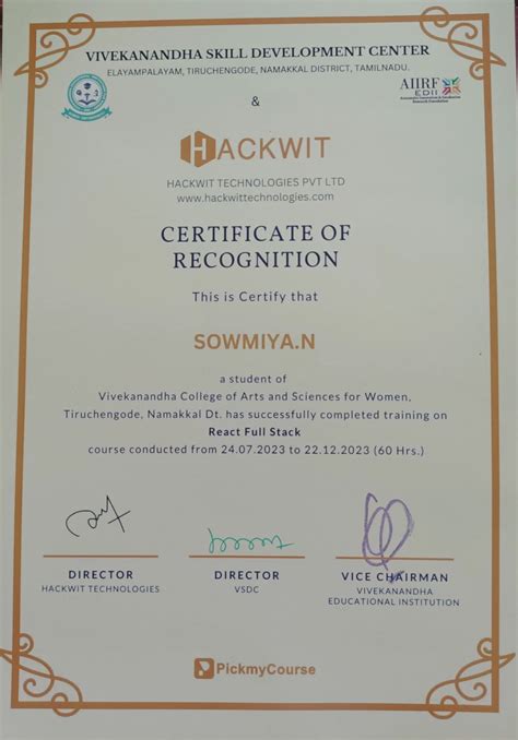 Sowmiya Namadevan On Linkedin Reactjs Fullstackdevelopment