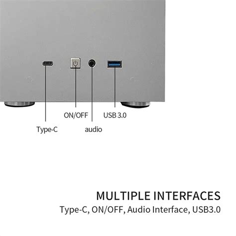 Portable All Aluminum Mini Itx H61 Motherboard Supported Processor With Large Power Supply And