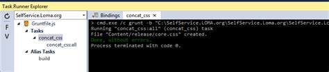 Web Snippets Concat Css Files Using Grunt