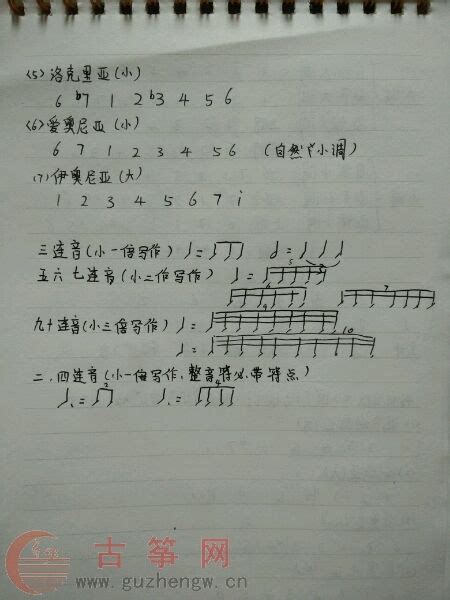 古筝乐理日记留给看懂的人