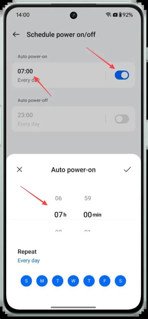 How To Schedule Auto Power On Off On Your Oneplus Phone
