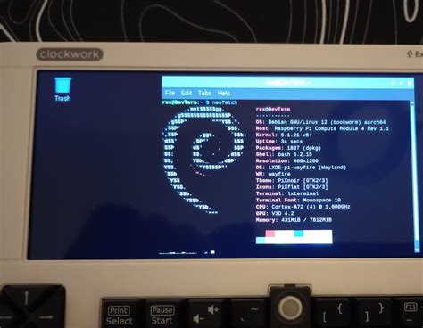 Bookworm 6121 Devtermuconsole Uconsole Clockworkpi