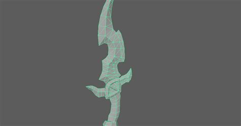 Game Weapon Modeling 遊戲武器建模