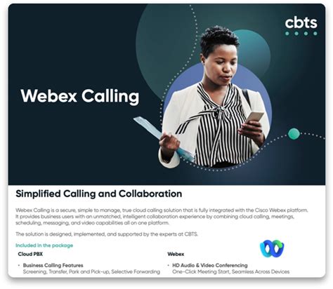 Webex Calling Cbts