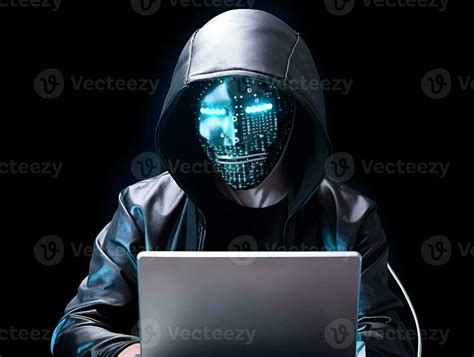 Anonymous Robot Hacker Concept Of Hacking Cybersecurity Cybercrime