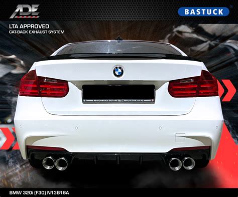 Bastuck Lta Approved Cat Back Exhaust System On Bmw 320i F30 N13b16a