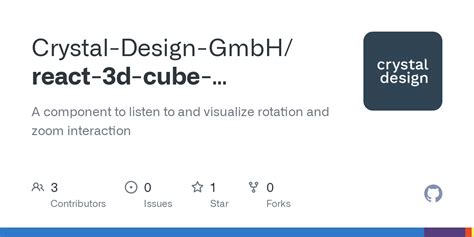 Github Crystal Design Gmbhreact 3d Cube Interaction A Component To