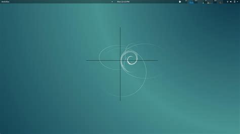 debian weird crosshair gnome desktop super user