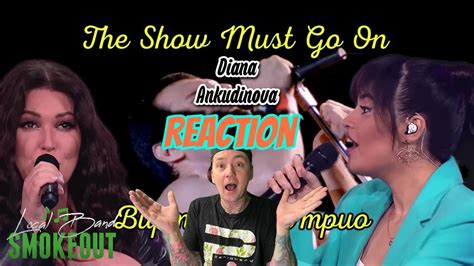Diana Ankudinova The Show Must Go On Reaction Review Queen Cover Ft Irina Dubtsova Youtube