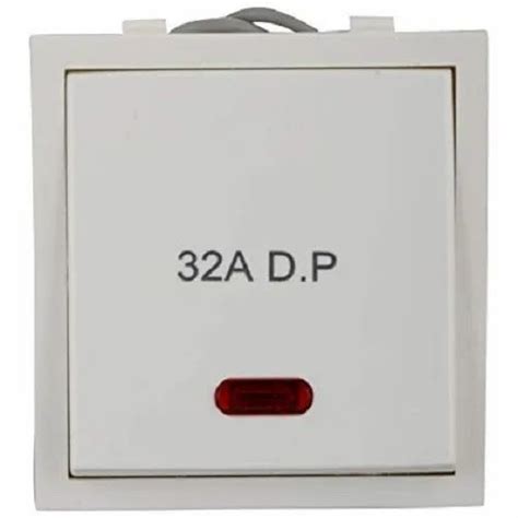 FYBROS White Way Dp Switch With Indicator For Home At Piece In Tirunelveli