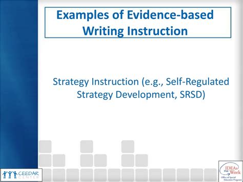 Examples Of Evidence Based Instructional Strategies At Callum Winter Irving Blog