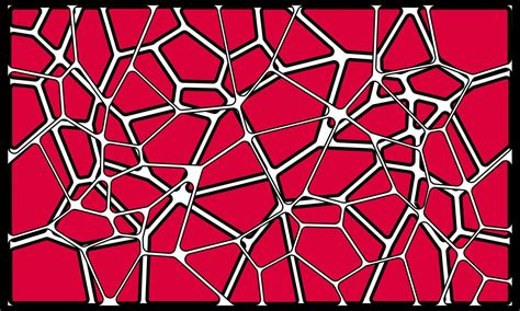 A Red And Black Voronoi Geometric Pattern With White Squares 26638853 Vector Art At Vecteezy