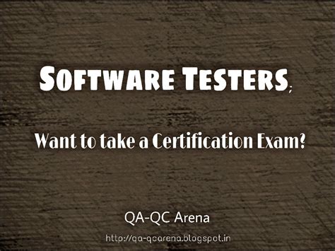 Qa Qc Arena Quality Assurance Quality Control Certifications Part 1