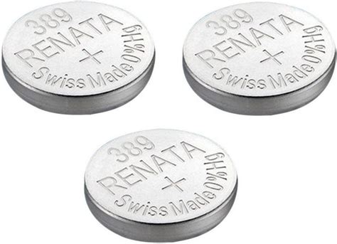 Amazon.com: Renata 389 SR1130SW AG10 Swiss Watch Battery 1.5V (3 ...