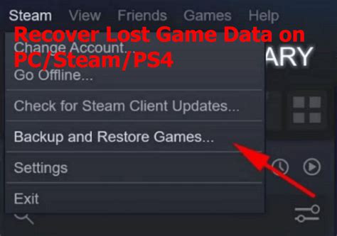 How To Recover Lost Game Data On Pcsteamps4 6 Best Ways Easeus
