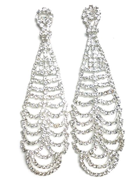 Серьги с чешским стеклом ФН-27-4 купить в интернет-магазине Kamnibel